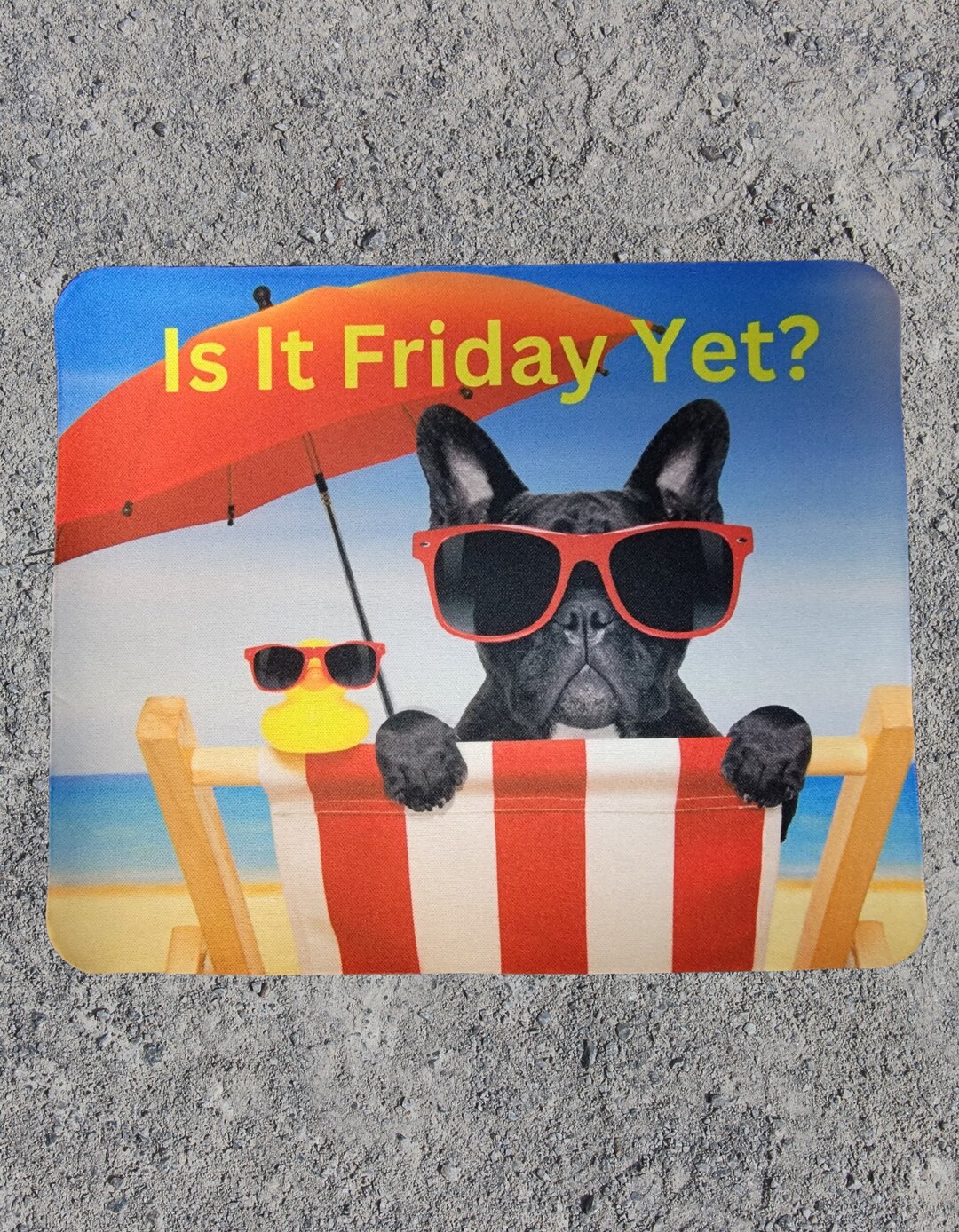 Dog Computer Mouse Pad, is It Friday Yet?, Mouse Pad, Dogs, Pets, Dog ...