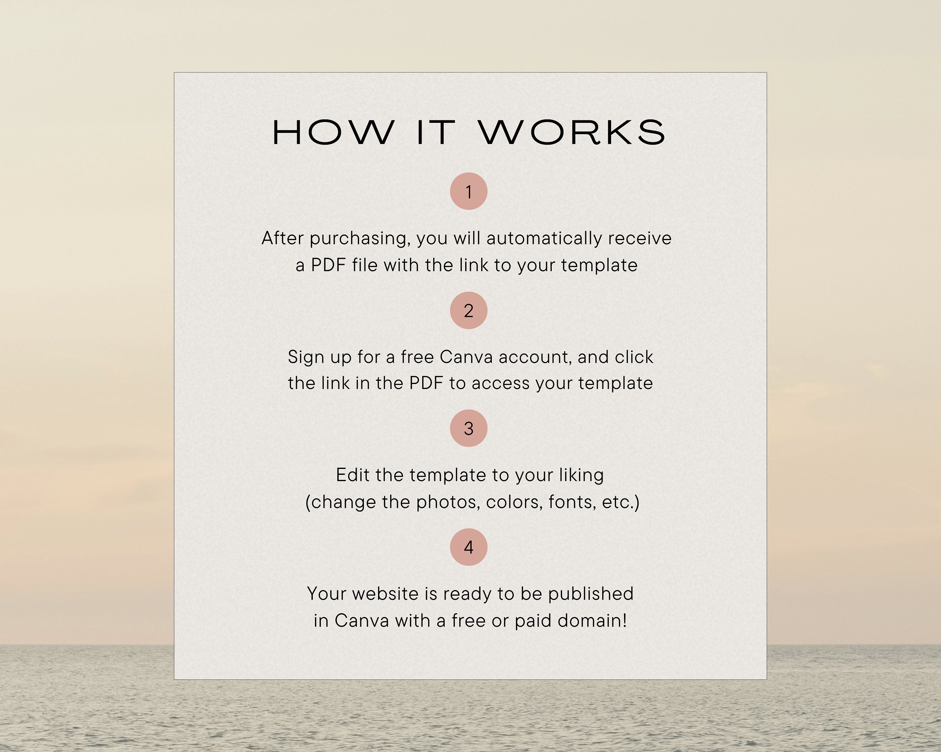 Course Sales Page Canva Template, Online Course Landing Page, Coaching ...