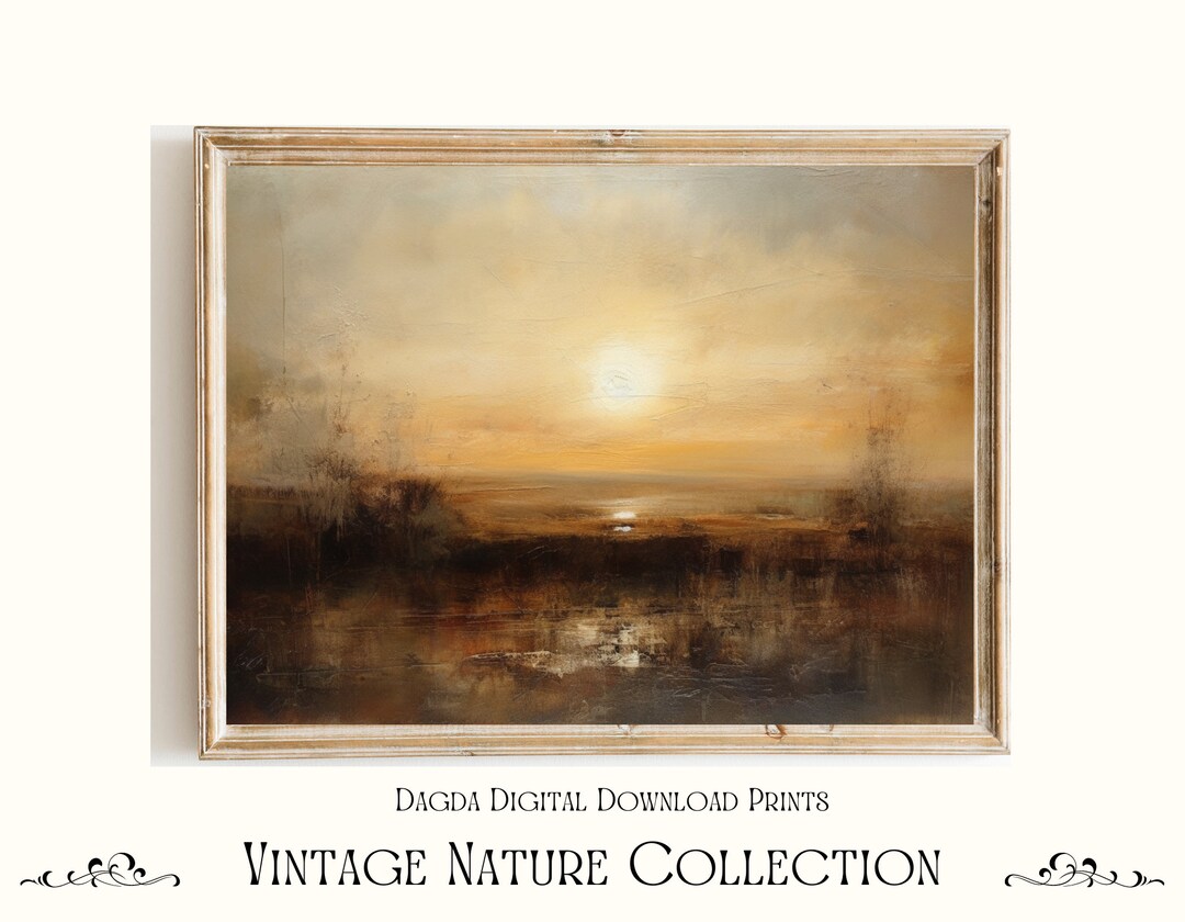 Sunrise Art Print, Art, Digital Printable Download, Nature Art ...