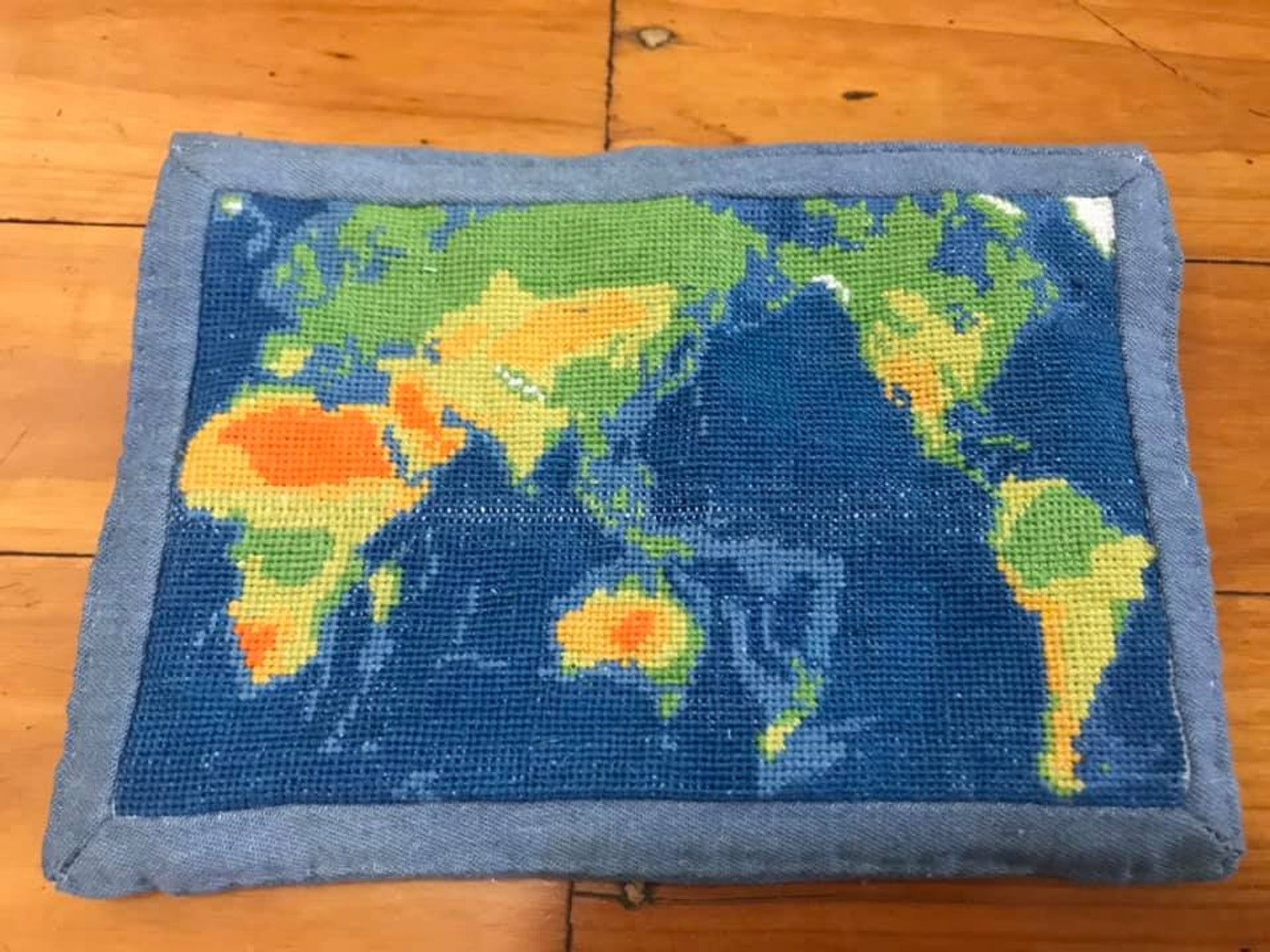 Map of the World Cross-stitch Pattern - PDF Digital Download - Etsy