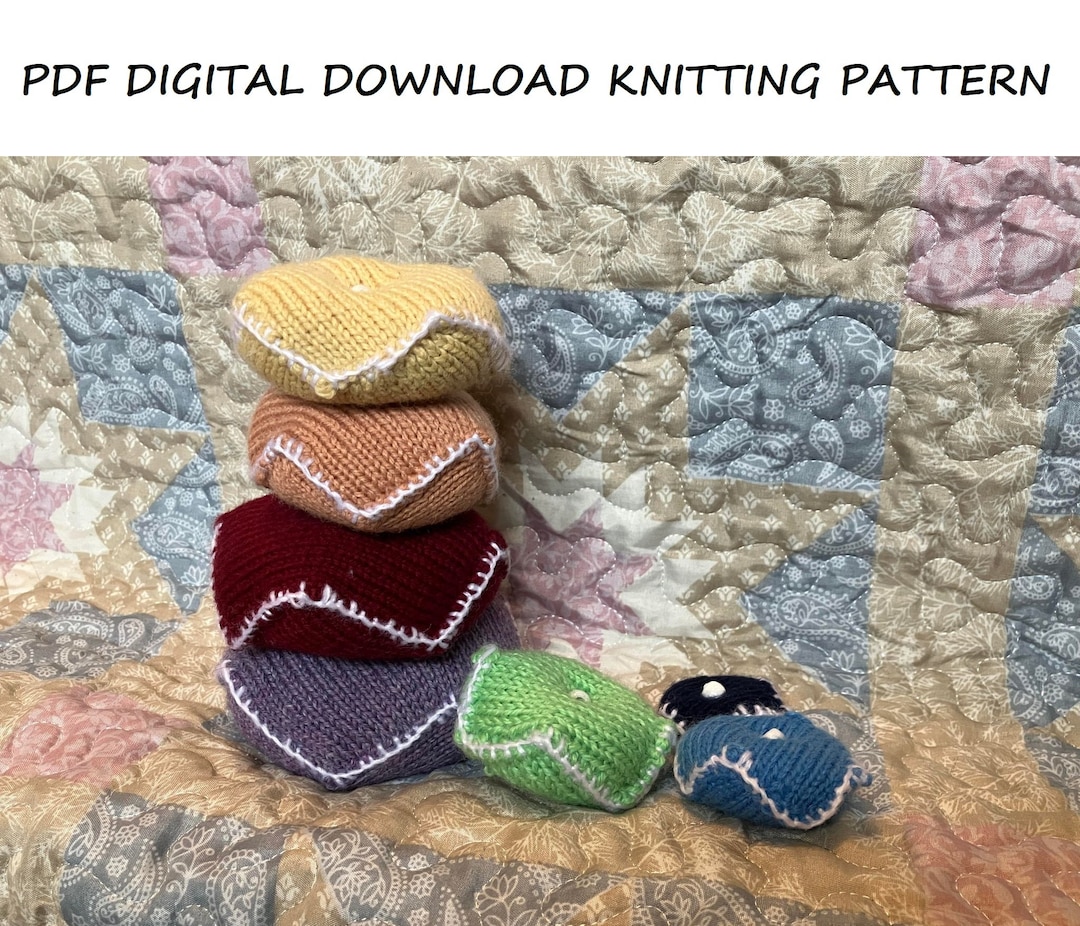 Knitted Stacking Toy - Knitting Pattern - Toddler Toy - PDF Digital ...