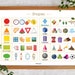 Color Poster Shapes Poster Bundle Color Chart Shape Chart Printable Set ...