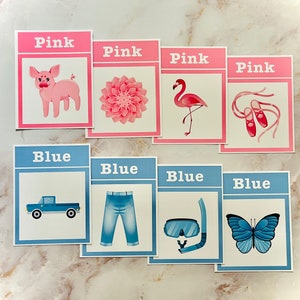Color Flashcards Color Learning Flash Cards Education for Baby Toddler ...