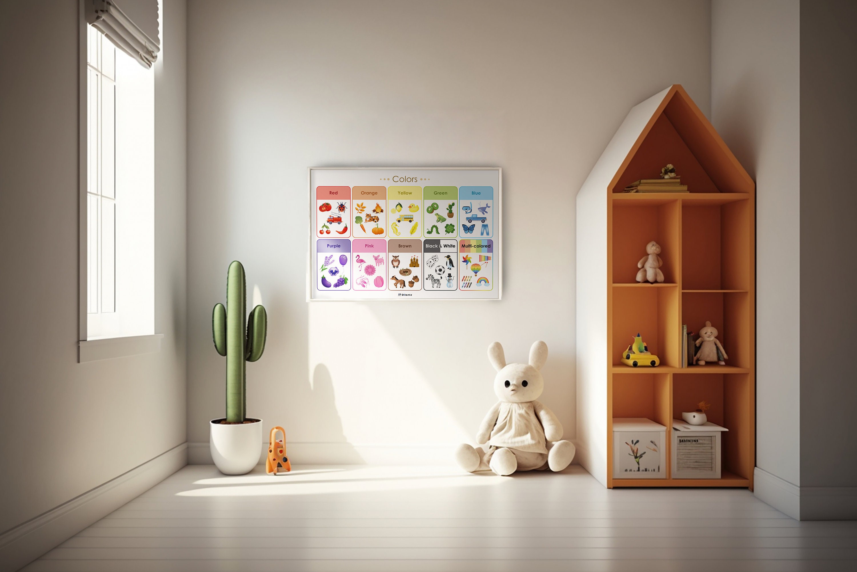 ABC Poster Color Poster Bundle Alphabet Poster and Colors Poster ...