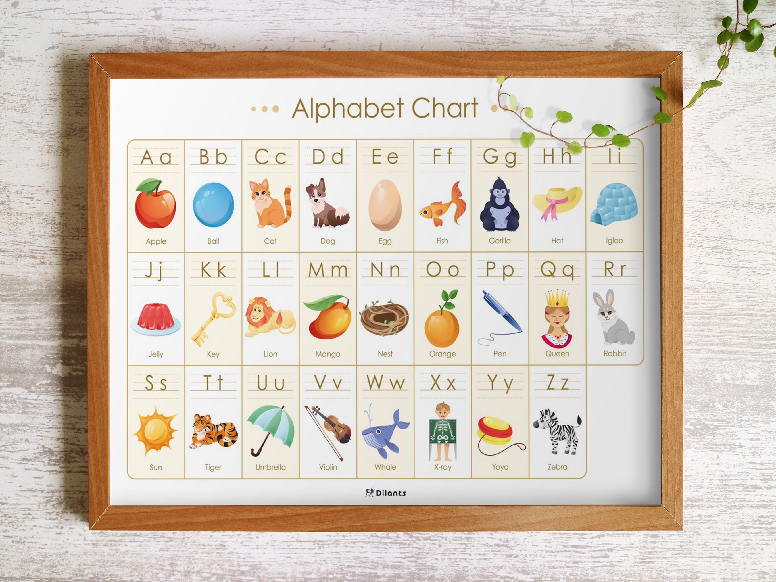ABC Poster Color Poster Bundle Alphabet Poster and Colors Poster ...