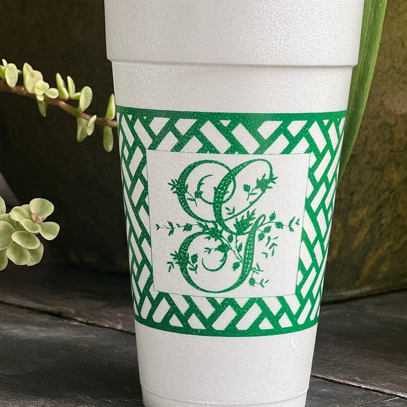 Monogram Cups - Etsy