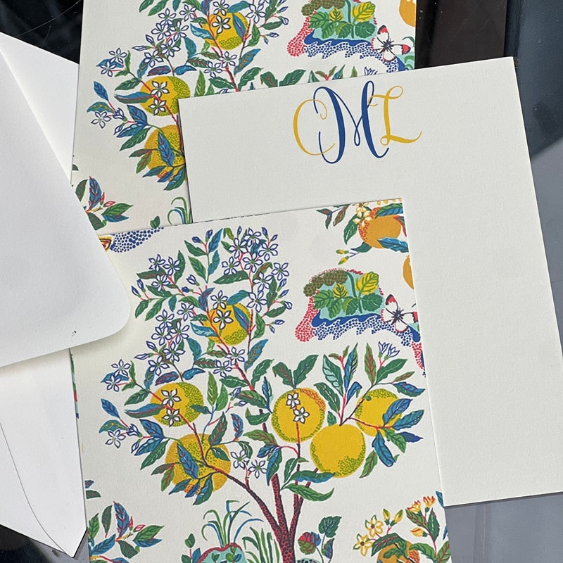 Garden Notes Fabric - Etsy