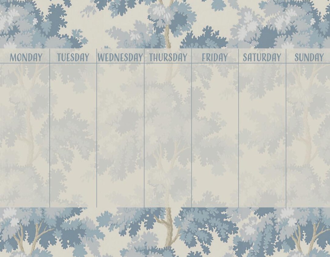 Wallpaper Weekly Planner Notepad With Wallpaper Graphics - Etsy