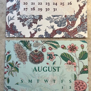Wallpaper 2025 8x10 Display Calendar for Desk or Bulletin Board Thick ...