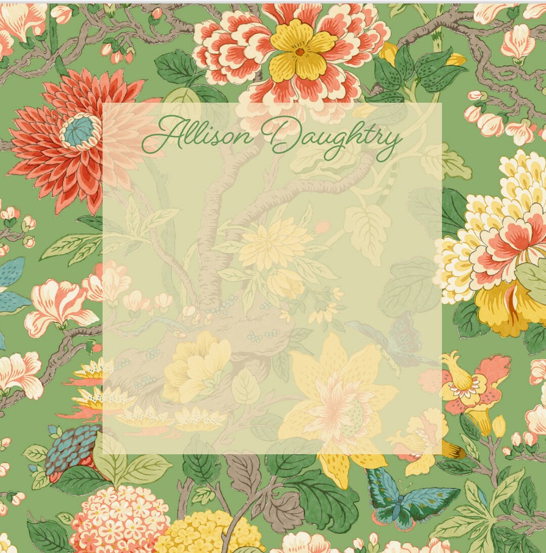 Little Magnolia Emerald Baker Notepad 8 X 8. Personalized With Name of ...
