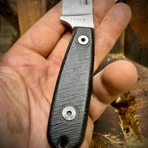 Esee: Izula Extended Scales Black Linen Micarta KNIFE NOT INCLUDED - Etsy