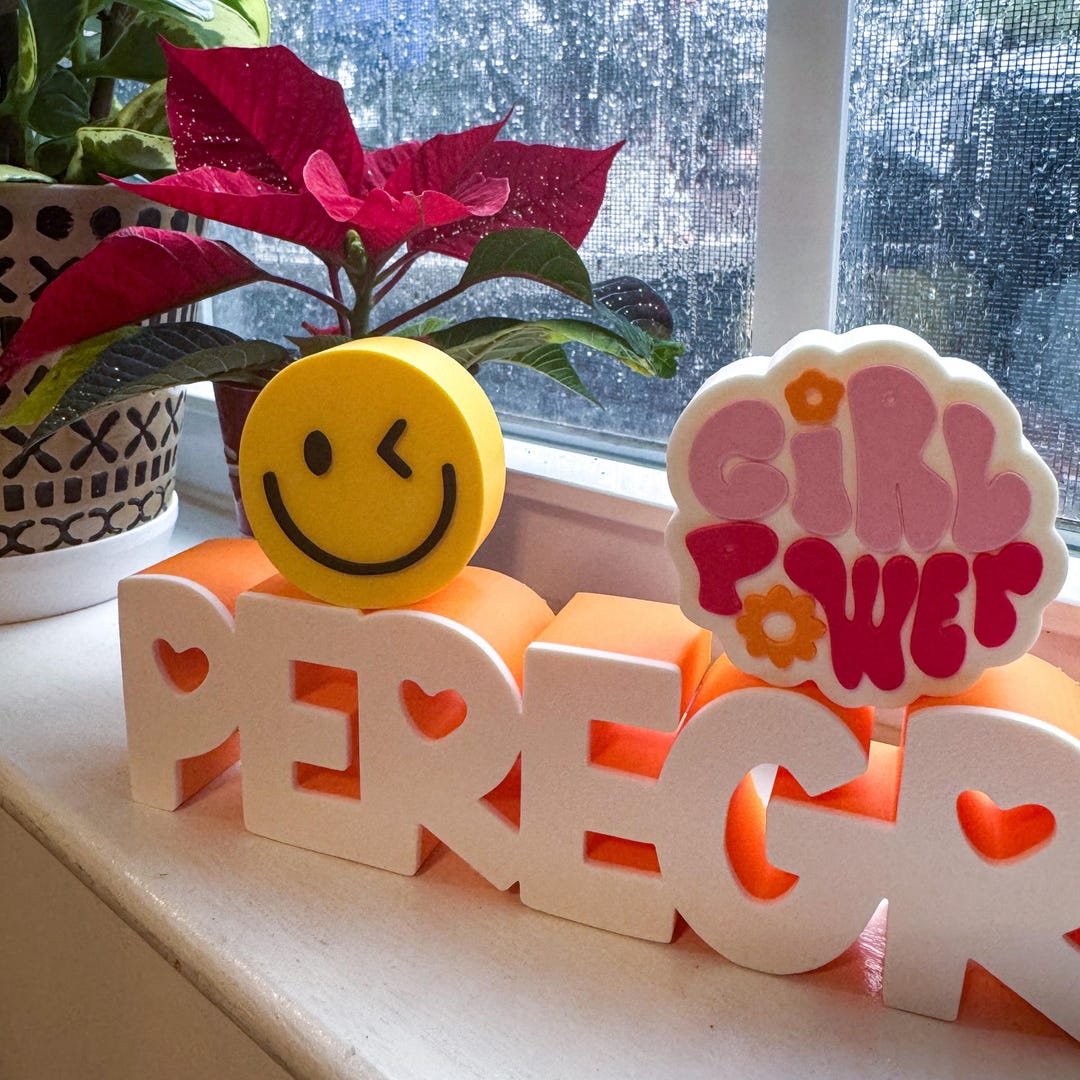 Love Custom Name Stand, 3D Printed Personalized Room Decor - Etsy