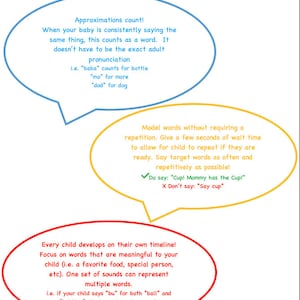 50 First Words Printable Checklist, Baby's First Words, First Words ...