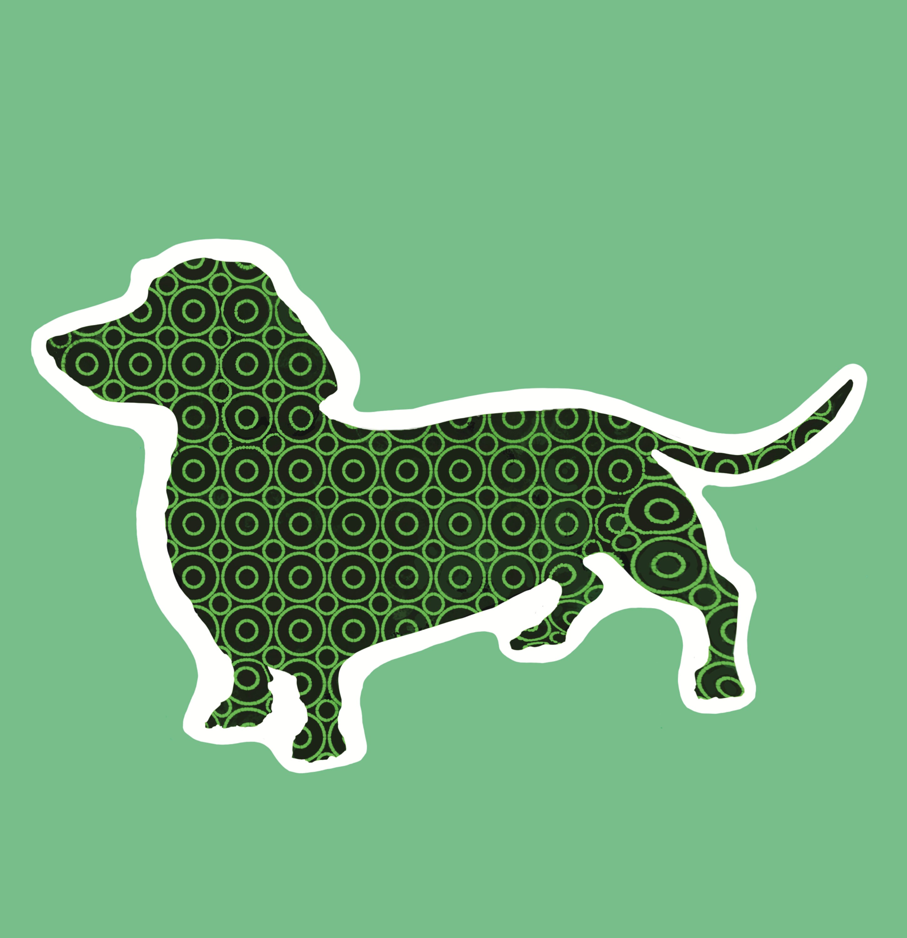 Dachshund Clipart, Digital PNG Sticker, Sausage Dog Clip Art, Cute ...