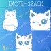 Animated Puppycat Embarrassed Emote: 300x300, 112x112, 56x56, 28x28 ...