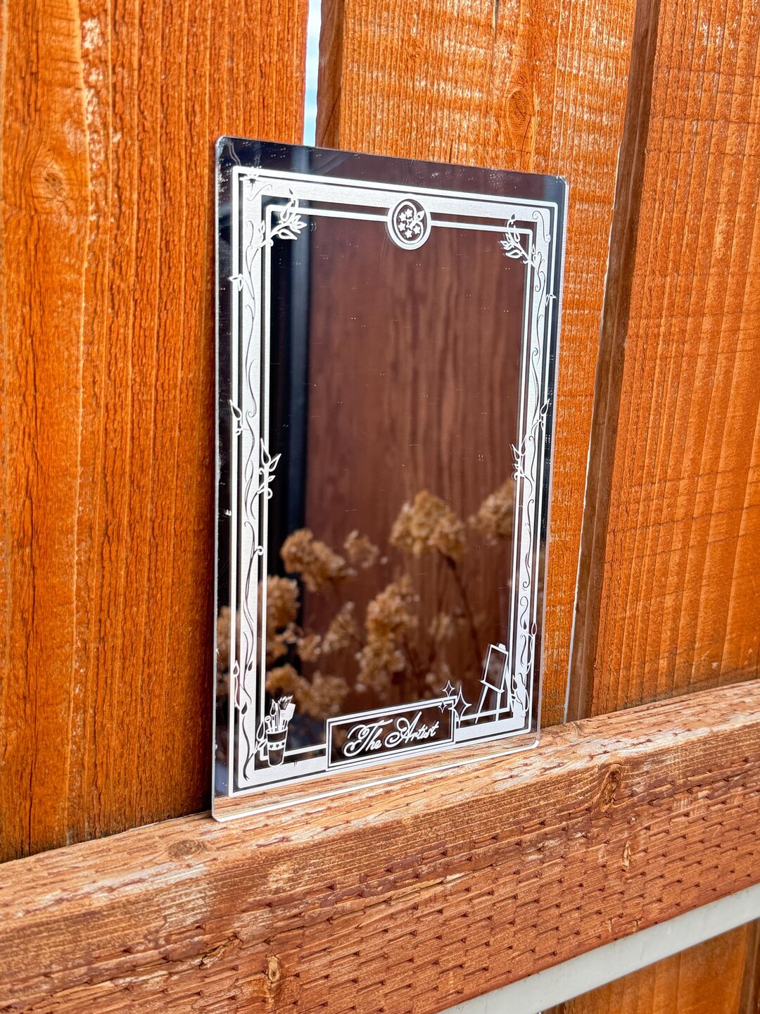 Tarot Mirror - Witch, Reader, Artist 6”x9” Mirror With a Tarot Like ...