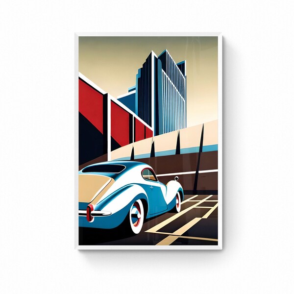 Vintage Style Print - Etsy