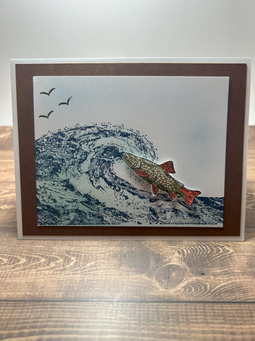 Fishing Retirement Card: Handmade Multi-use Card - Etsy