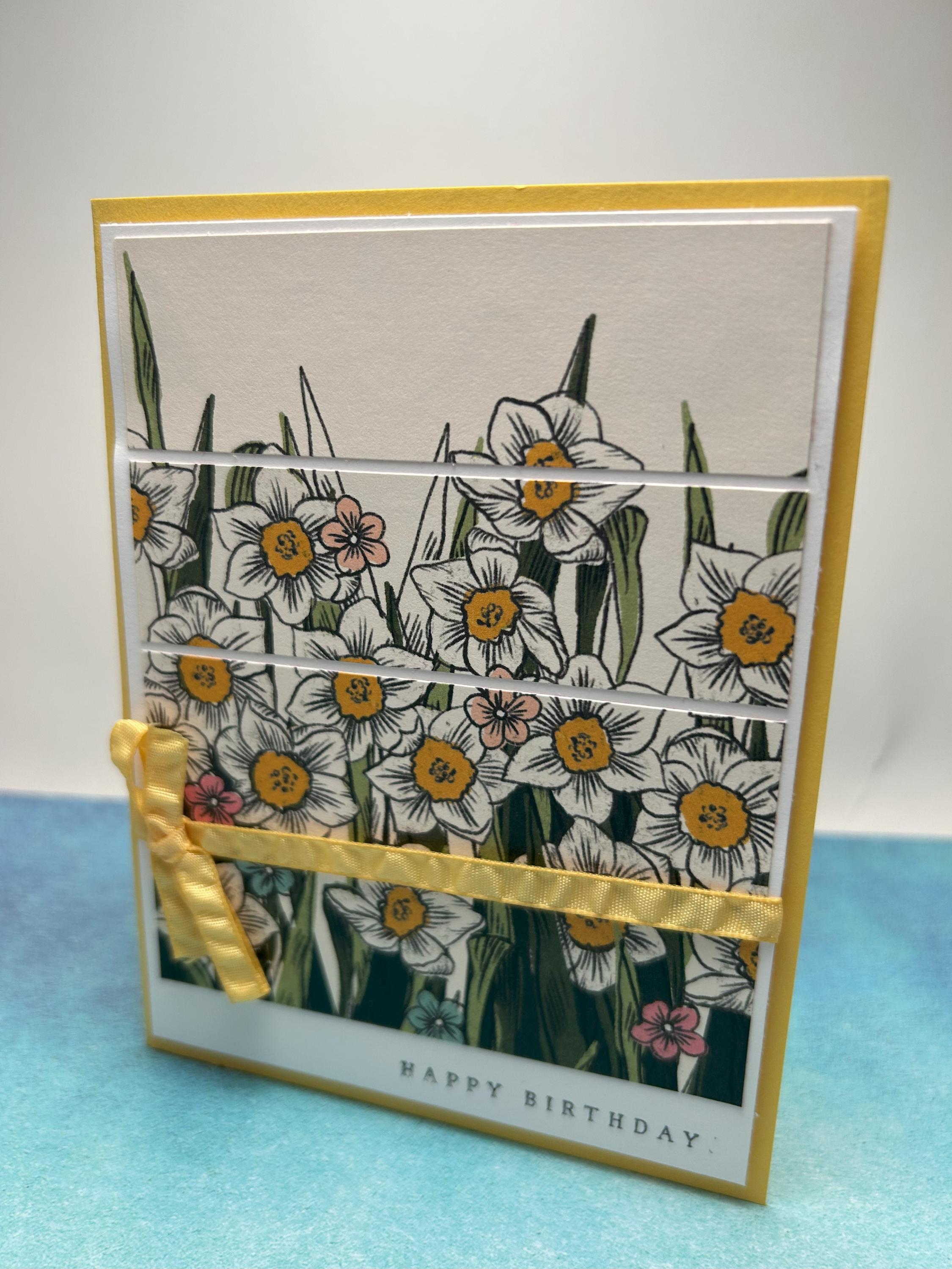 Simple Birthday | Handmade Card | Garden Flower Birthday | Spring ...