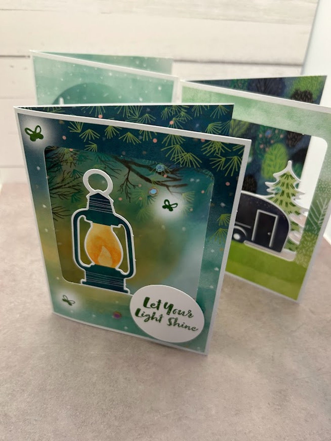 Multi-purpose Cards Camping Card Camping Light Box Paper Pop Card ...