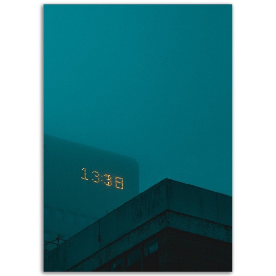 City Scape Poster Indie Room Wall Decor Wall Hangings Poster Canvas ...