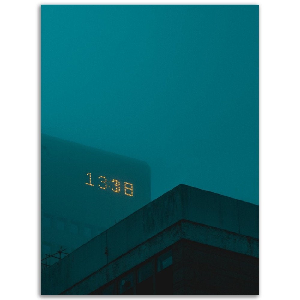 City Scape Poster Indie Room Wall Decor Wall Hangings Poster Canvas ...