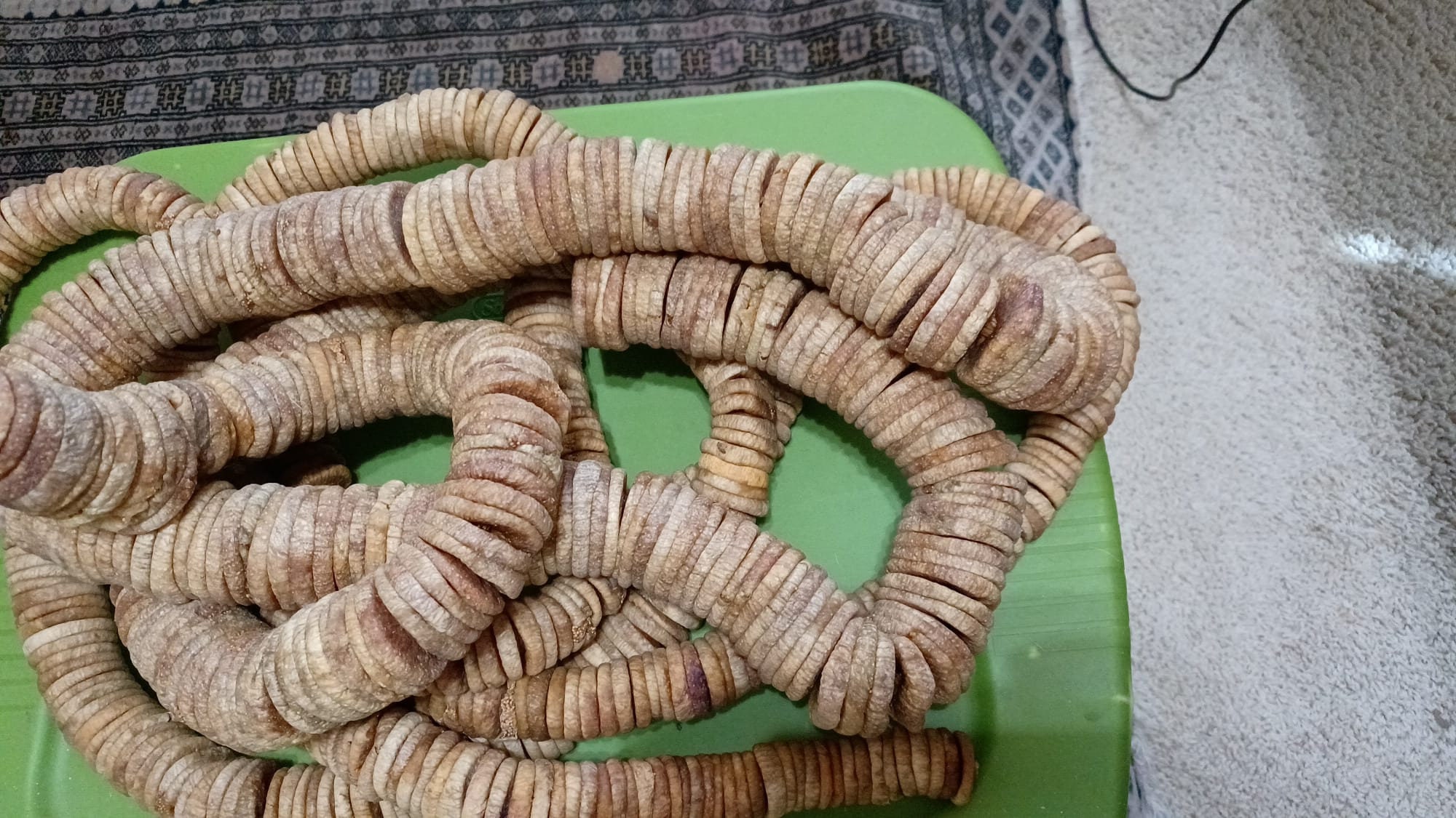 1 KG Injeer dried Dried Figs in Rope From Afghanistan/pakistan Free ...