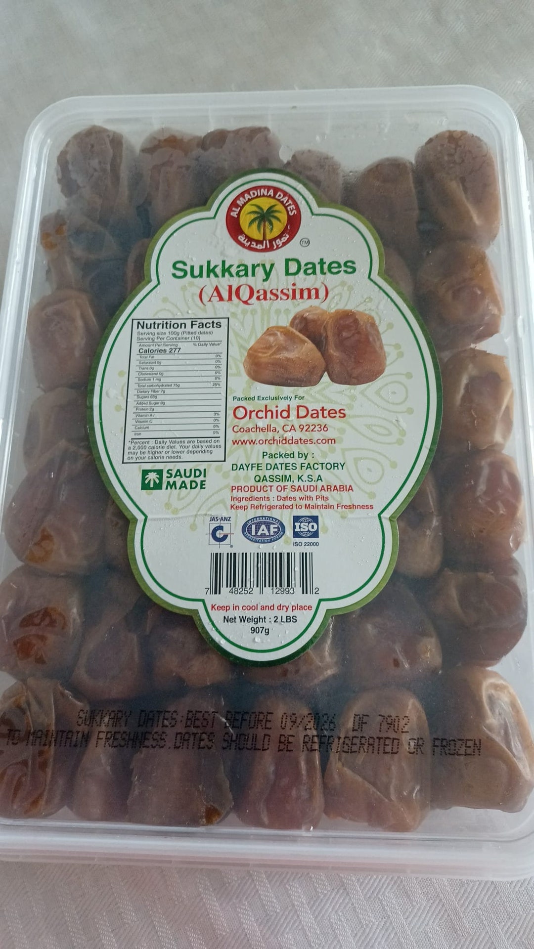 2 LB Sukkary Rotub Dates From Madinah Saudi Arabia Free Shipping - Etsy