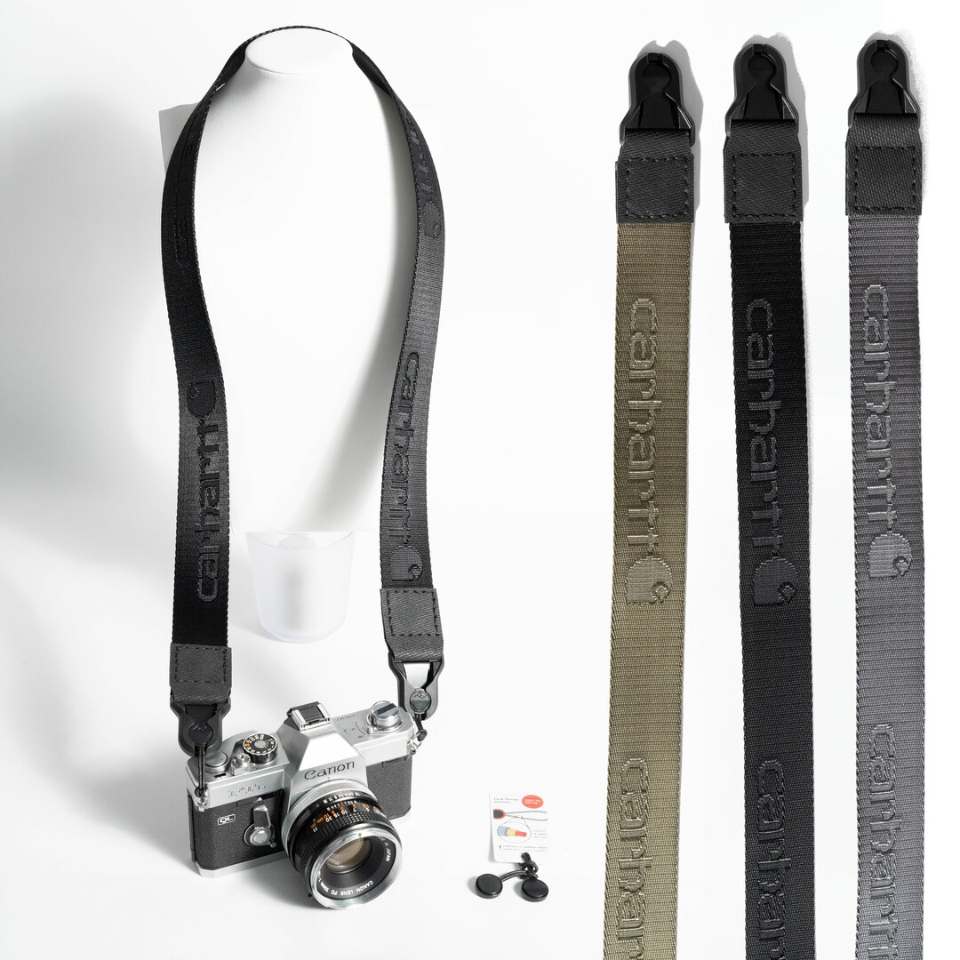 BLACK Carhartt Camera Strap Peak Design Anchors 40 Long 1.5 Wide CUSTOM ...