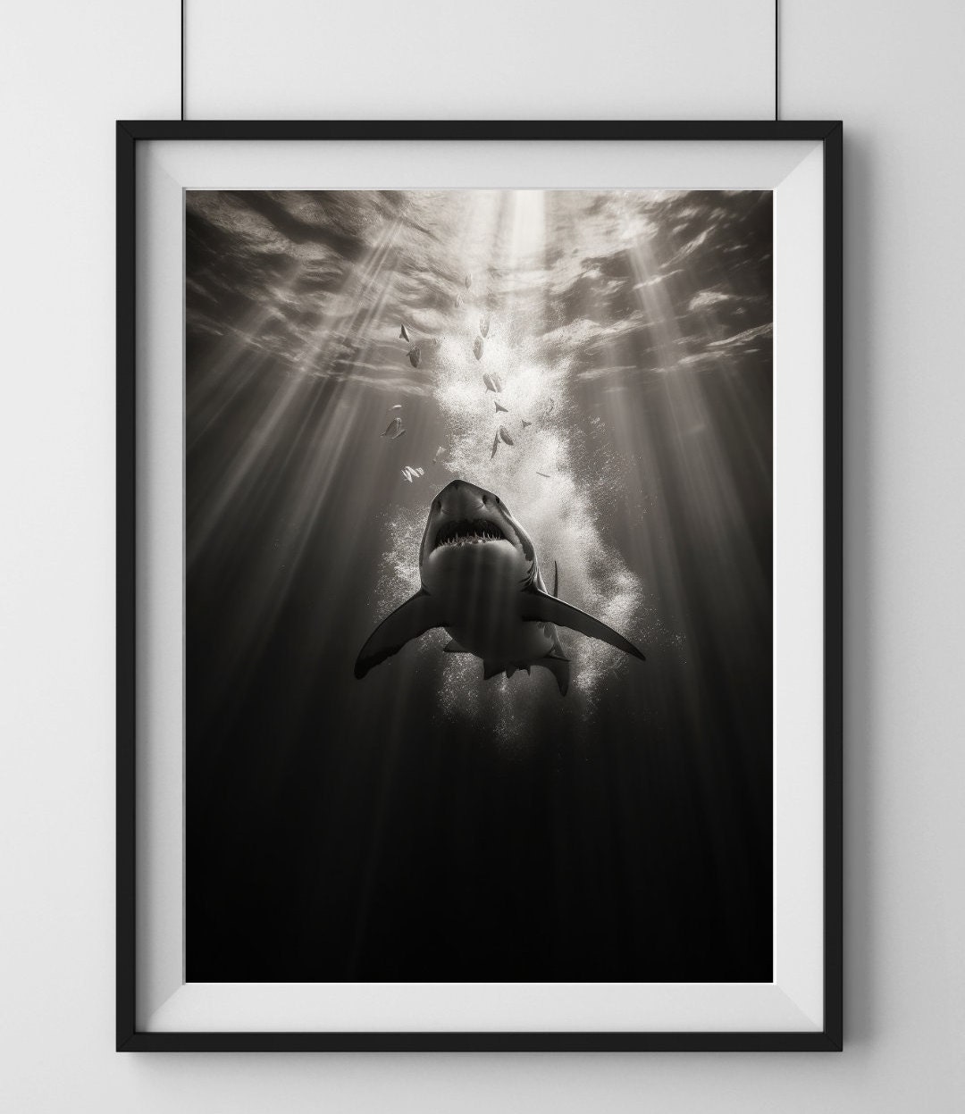 Shark Wall Art, Stunning Shark Poster for Sale, Perfect Wall Art for ...