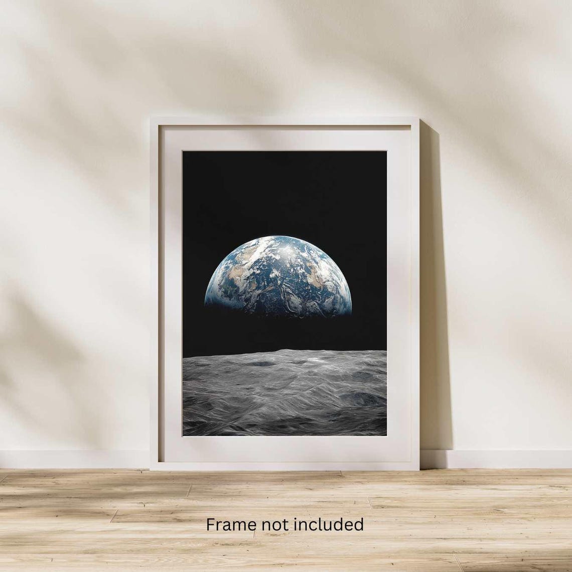 Earthrise Poster | Premium Matte Paper, Moon Surface Print - Etsy