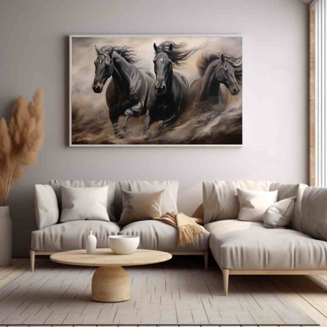 Running Horse Wall Art Print Horse Home Decor Horse - Etsy