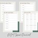 Weekly Menu | Grocery List | Printable Template | Instant Download ...