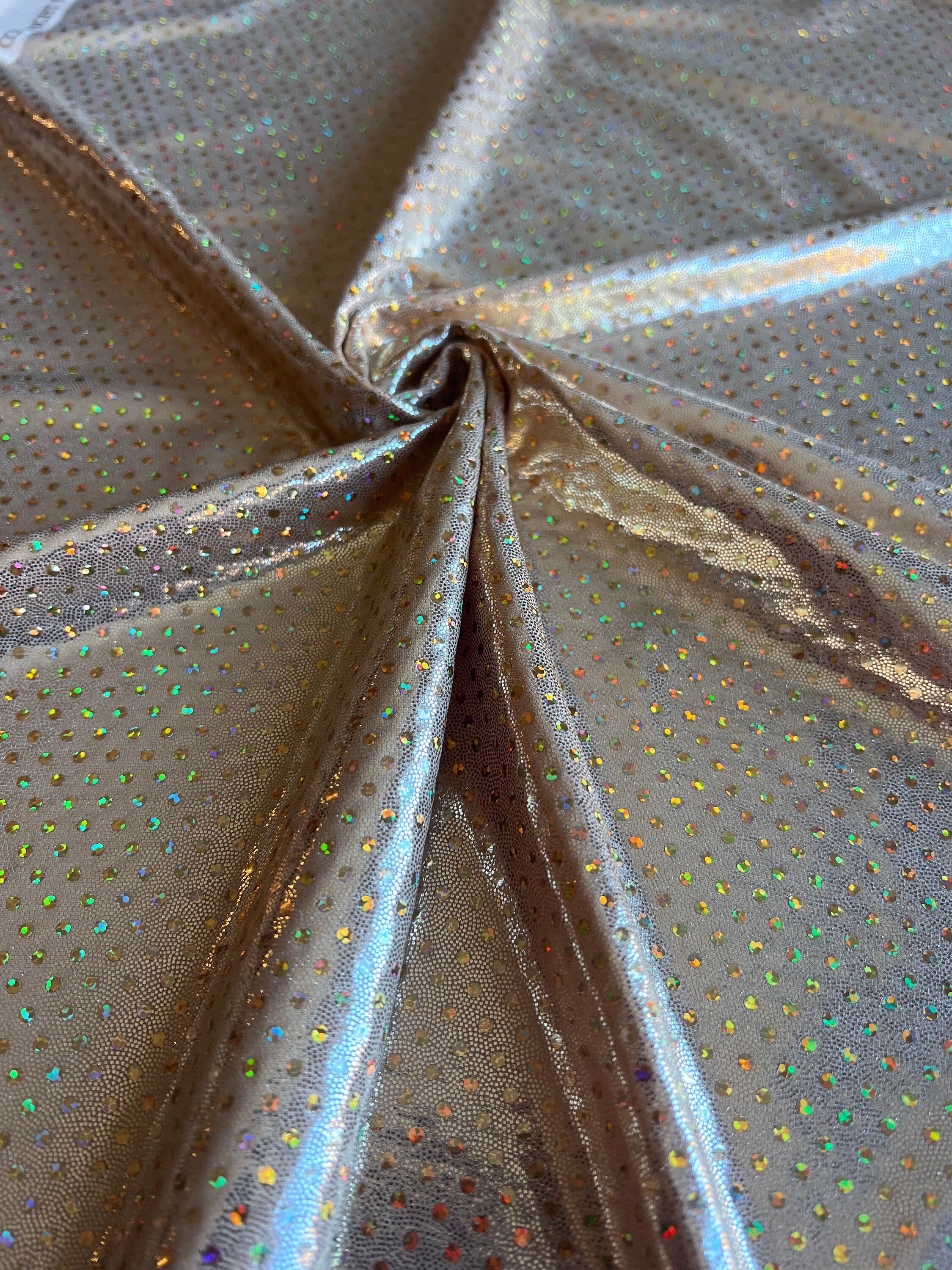 Gold Sequin Rave Set One Shoulder Top High Waisted Bottoms Rave Wear ...