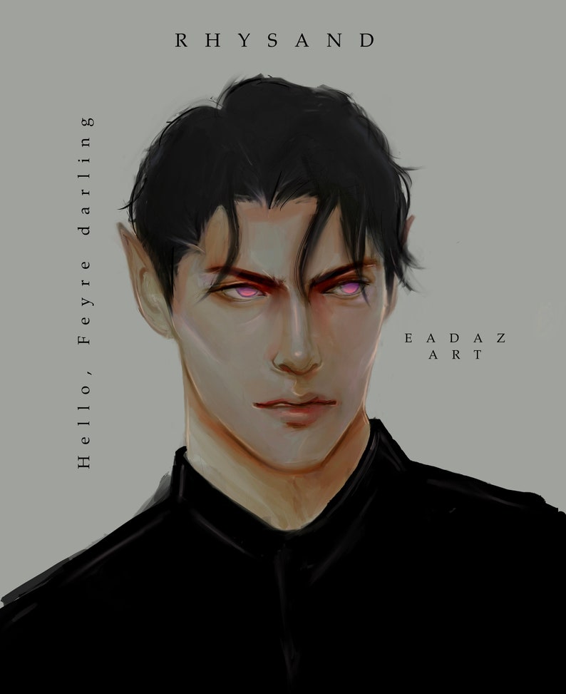 Rhysand Fanart - Etsy