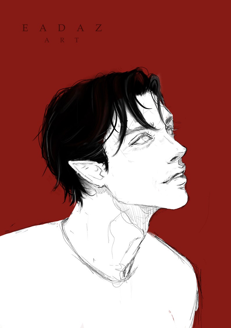 Rhysand Fanart - Etsy