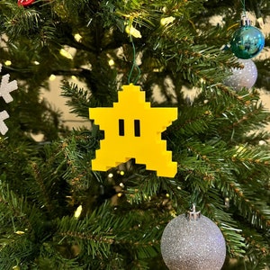 Super Mario Power Star Tree Topper - Etsy
