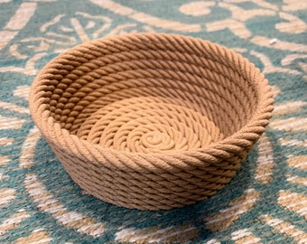 Paracord Basket Office Keys Holder for Desk Hold Loose Change Gift for ...