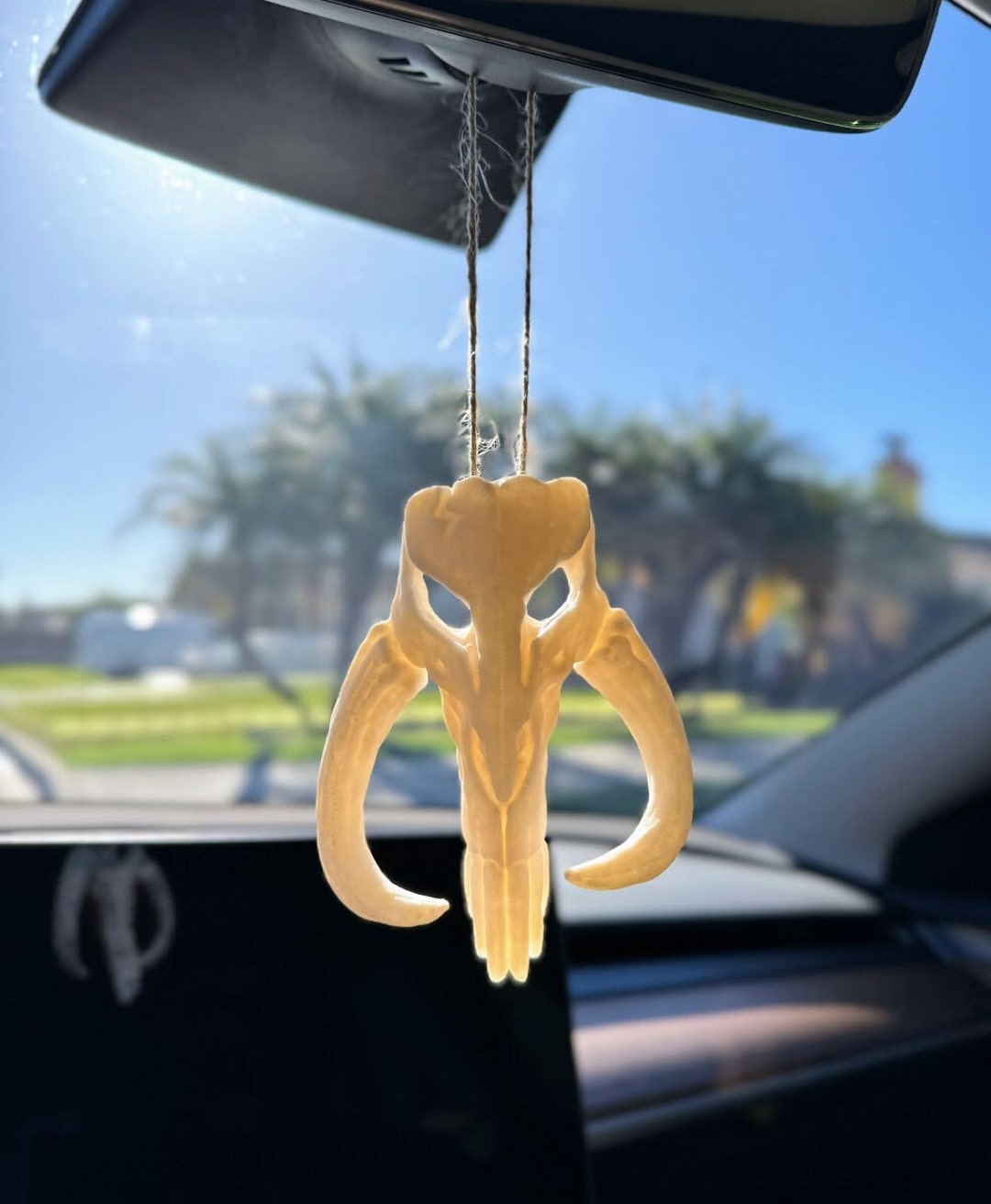 Mythosaur Skull - Rear View Mirror Accessories - Etsy