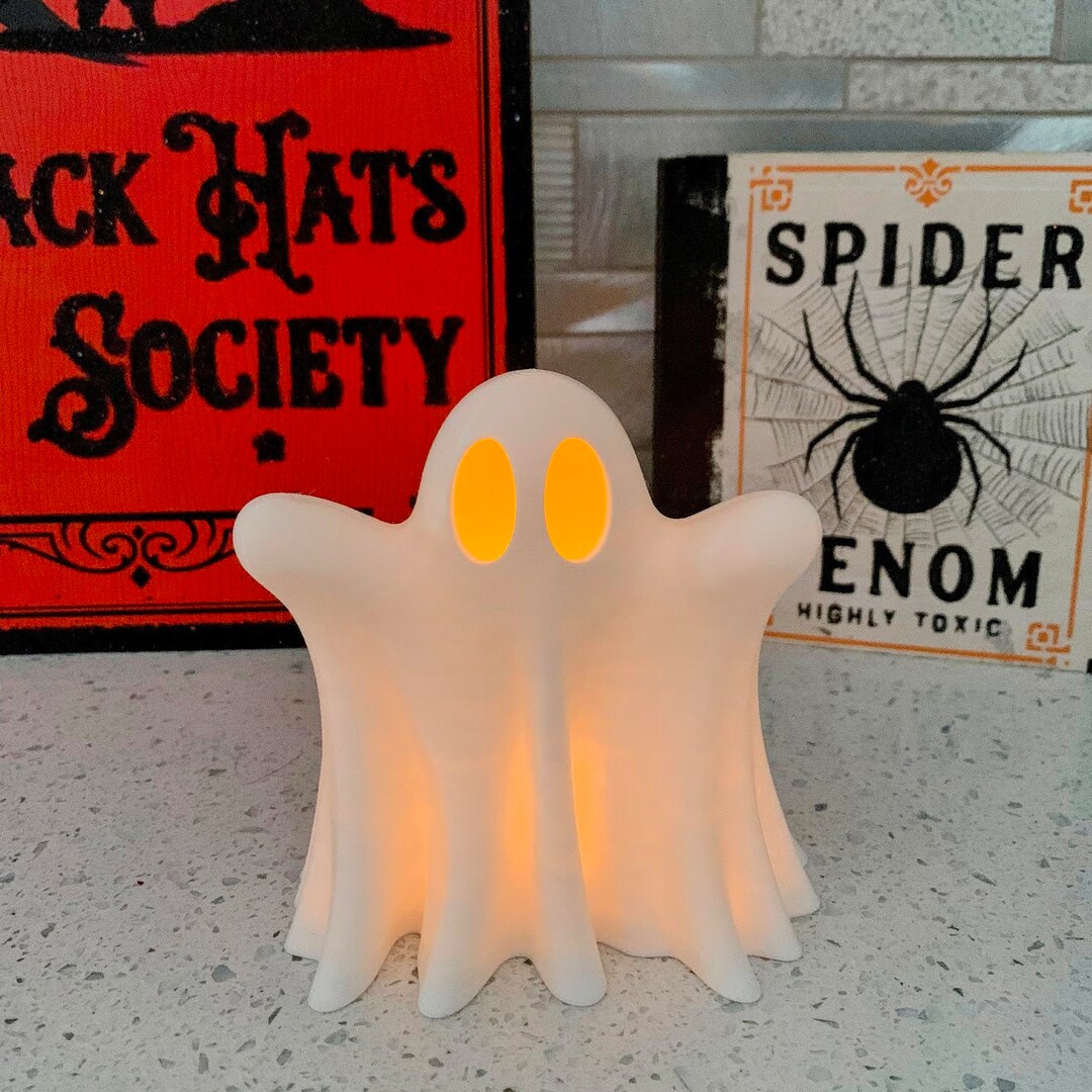 Halloween Ghost Decoration With Tea Light - Etsy