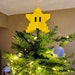 Super Mario Power Star Tree Topper - Etsy