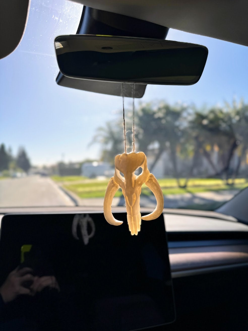 Mythosaur Skull Rear View Mirror Accessories - Etsy