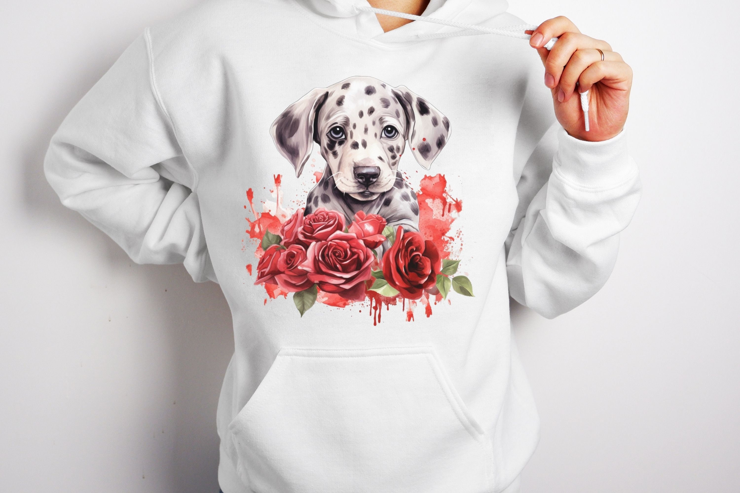 Dalmation Clipart Bundle PNG Dalmation Art Watercolor Dog Portrait ...