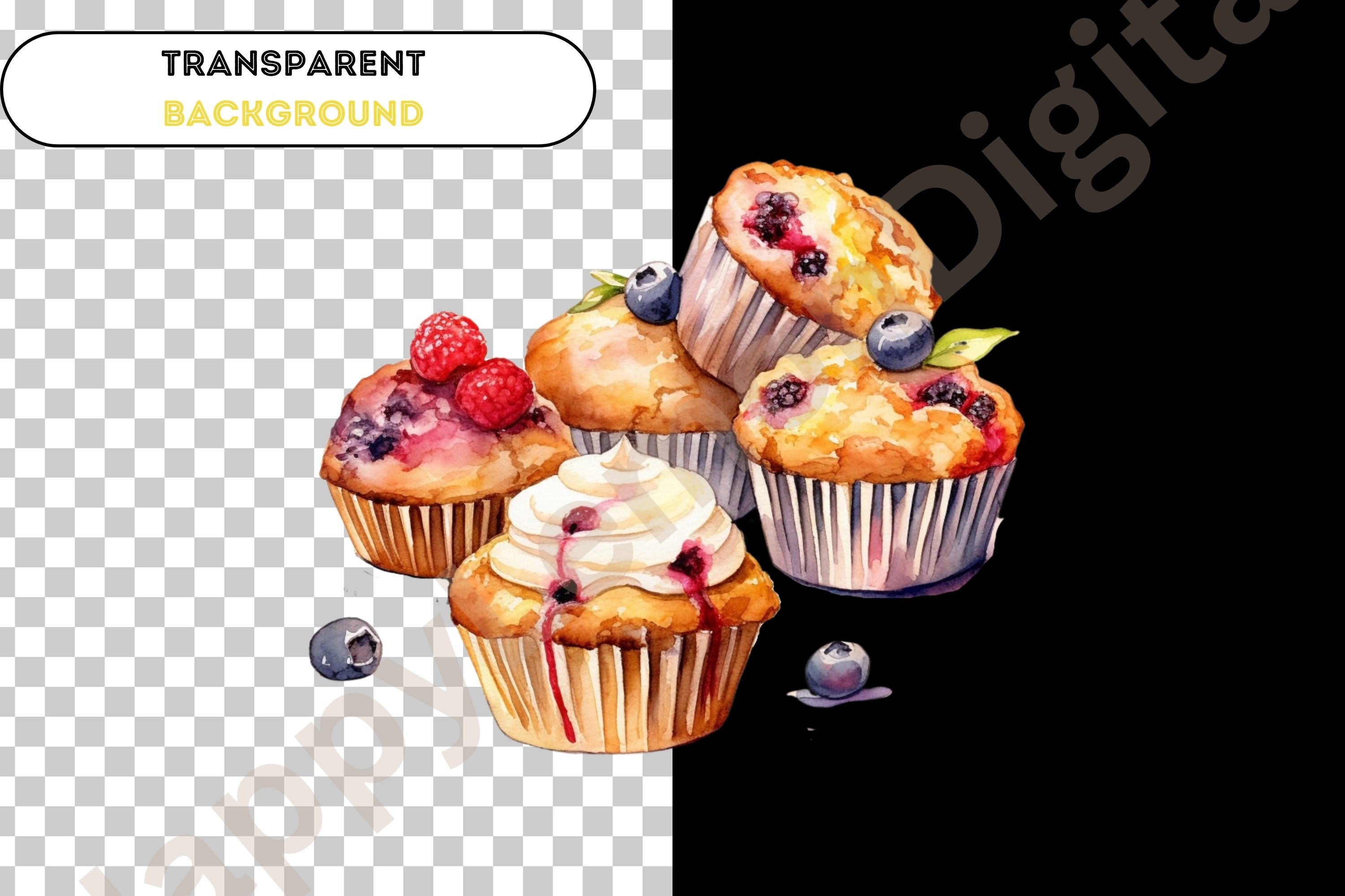Watercolor Dessert Clipart Baking Clipart Gourmet Bakery Graphics Food ...