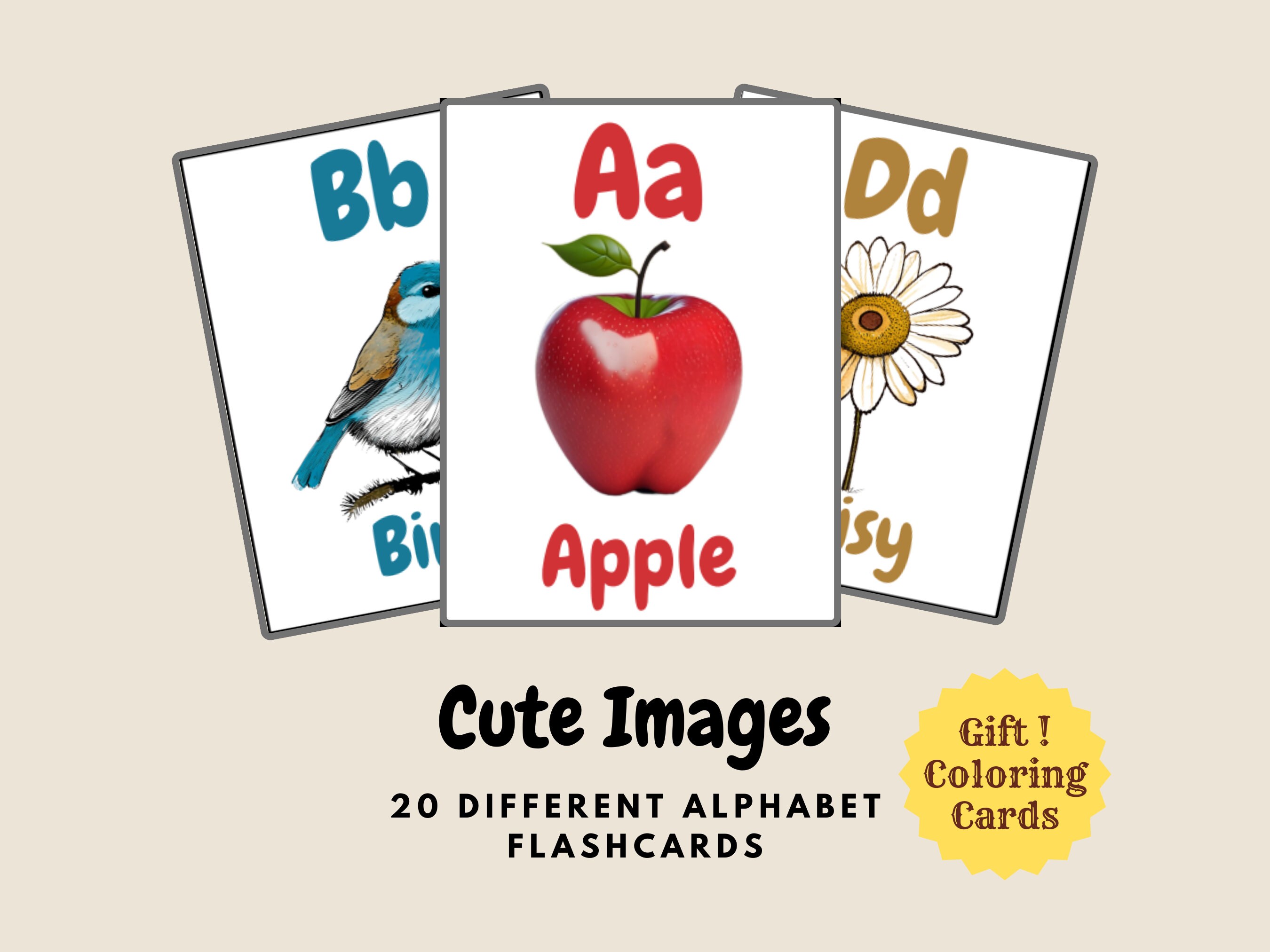 ABC Flash Cards, Learn Abcs, Alphabet Flashcards, Printable Alphabet ...