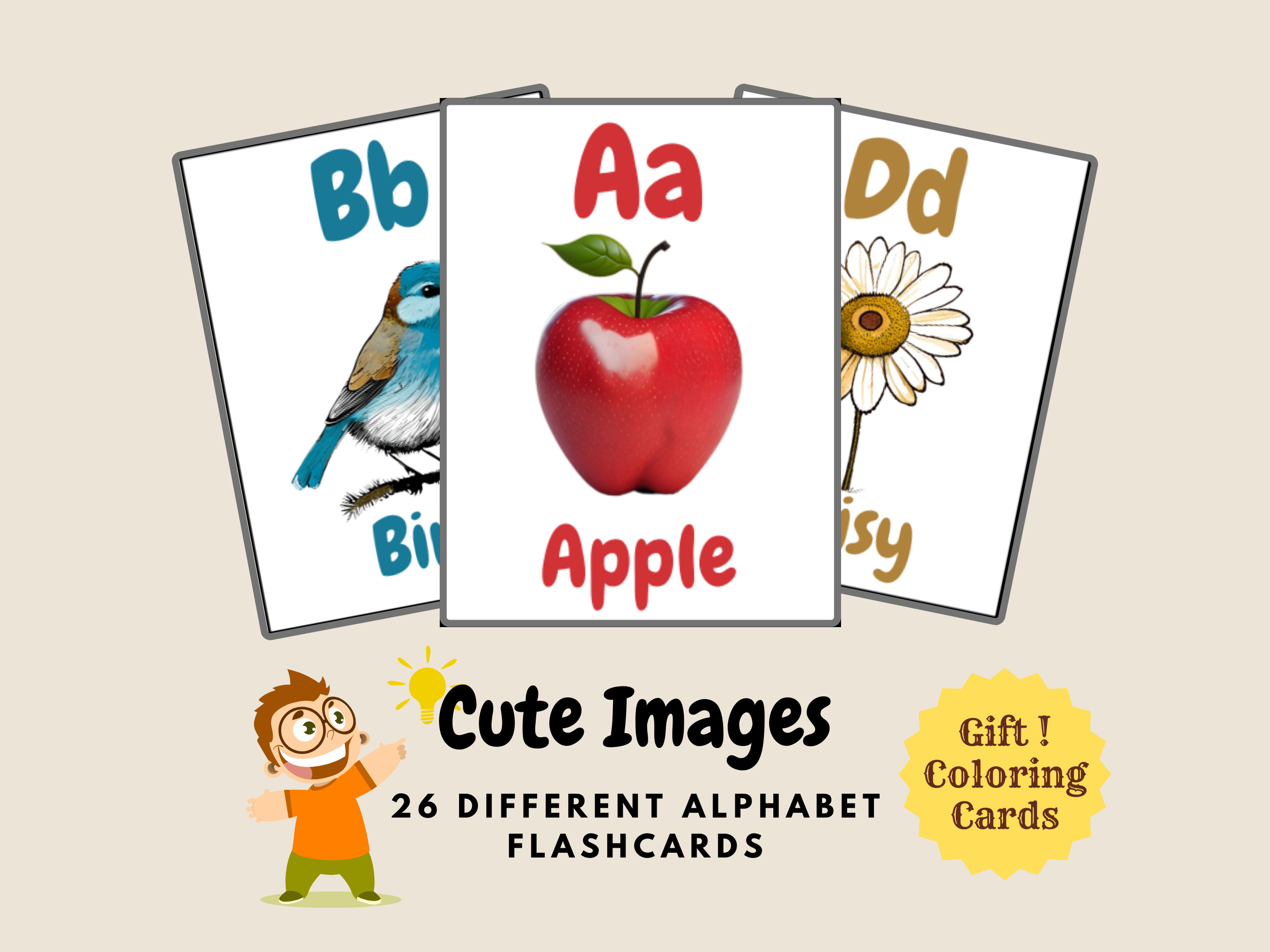 ABC Flash Cards, Learn Abcs, Alphabet Flashcards, Printable Alphabet ...