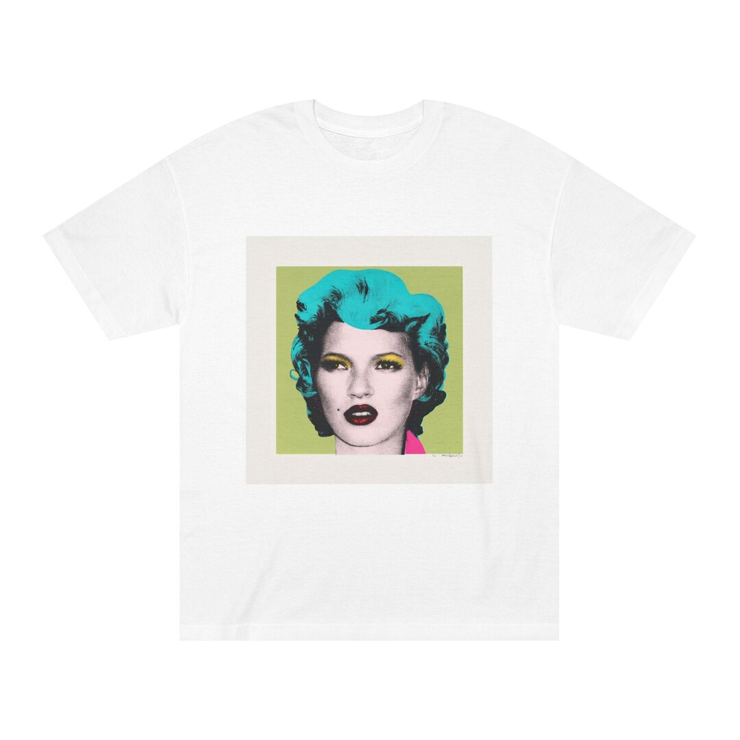 Banksy Kate Moss Green Hair - Etsy