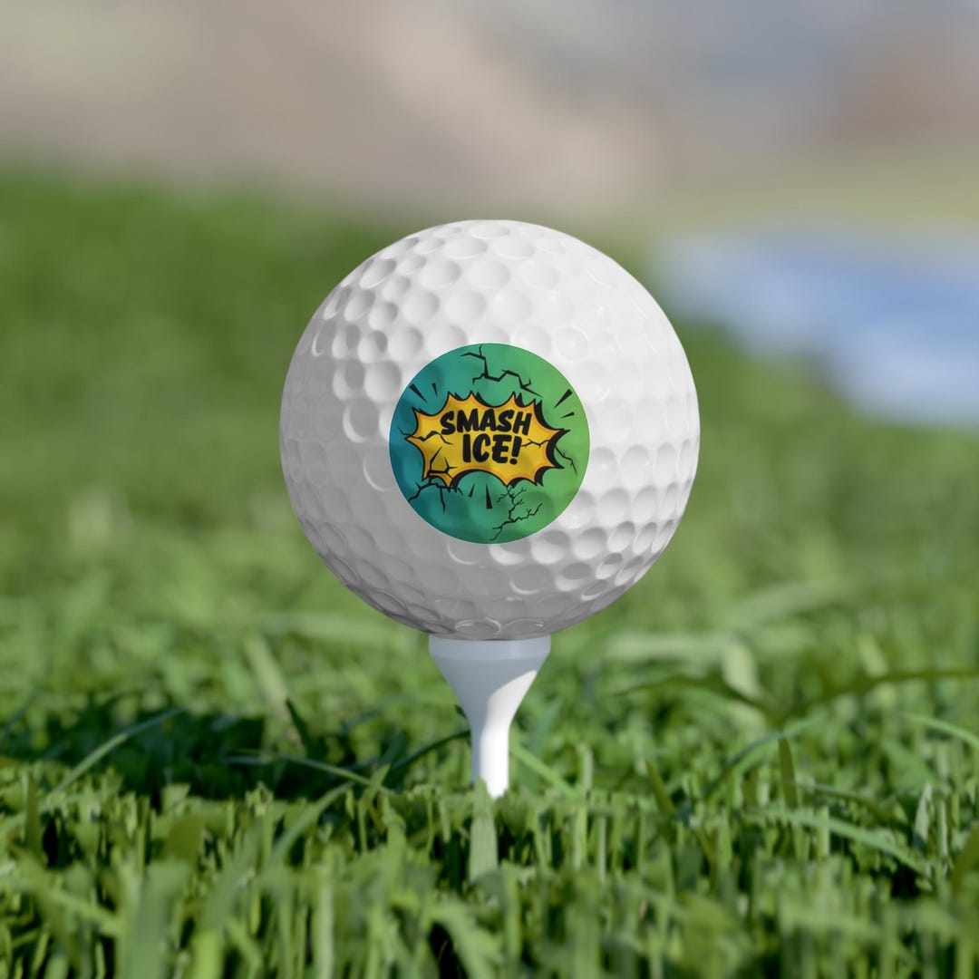 Smash ICE Golf Balls | Y2K Set of 6 - Etsy