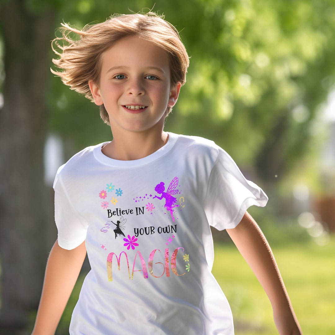 Believe in Your Own Magic Organic Kids Crewneck T-shirt - Etsy