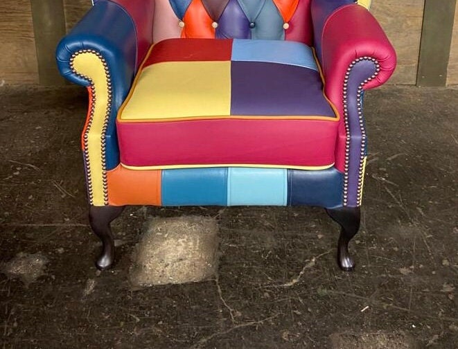 Queen Anne Scroll High Back Chair - Etsy